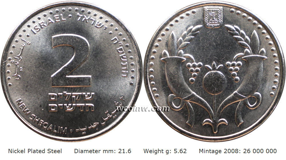 WORLD COIN COLLECTION - ISRAEL - New Sheqel